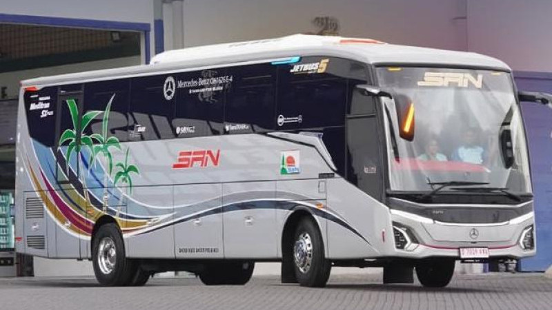 PO SAN Rilis Enam Armada Bus Baru Racikan Karoseri Adiputro - kabaroto
