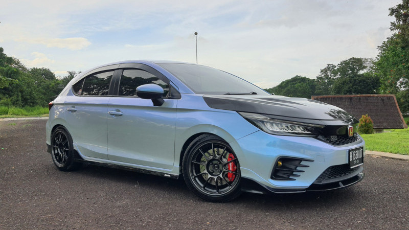 Modifikasi Honda City Hatchback Gaya JDM dan Warna Unik - kabaroto