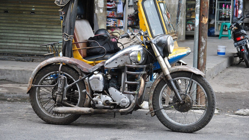 Sejarah Bentor BSA, Alat Transportasi Bekas Motor Perang - kabaroto